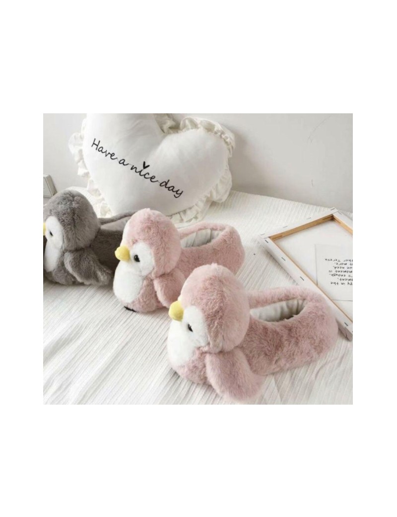 Roze Pinguïn Onesie Pantoffels