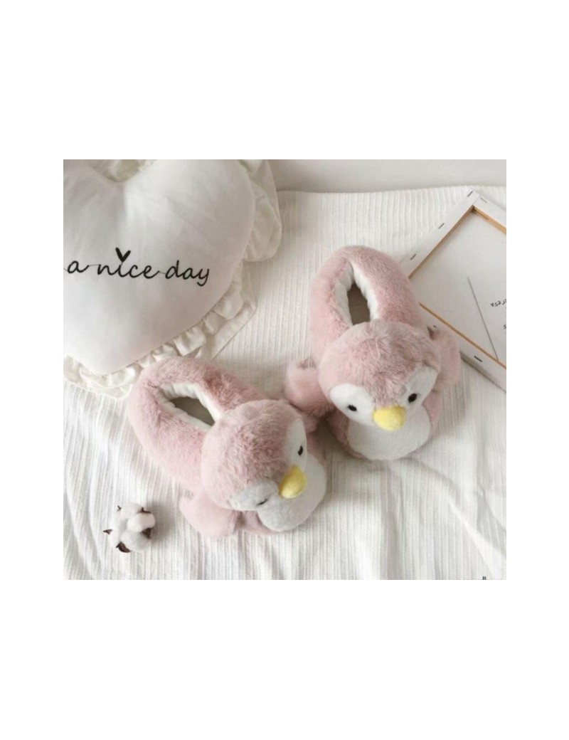 Roze Pinguïn Onesie Pantoffels